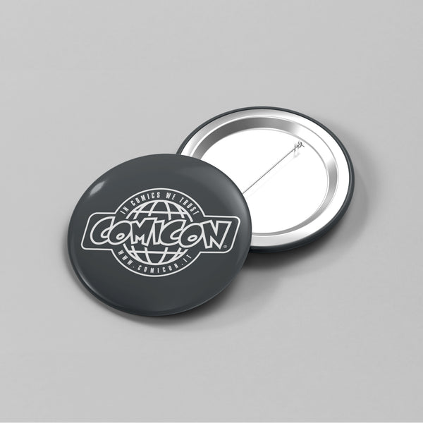 Spilletta LOGO Comicon nera - Comicon Edizioni